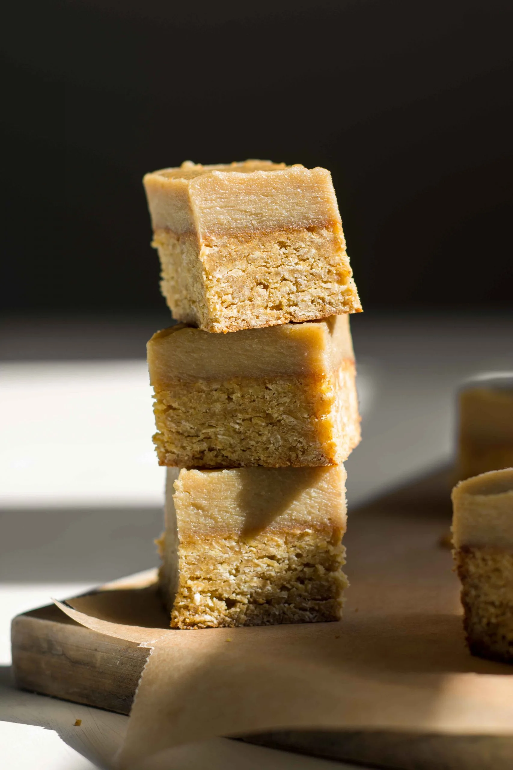 Vegan Ginger Crunch Slice - Coco's Green Deli