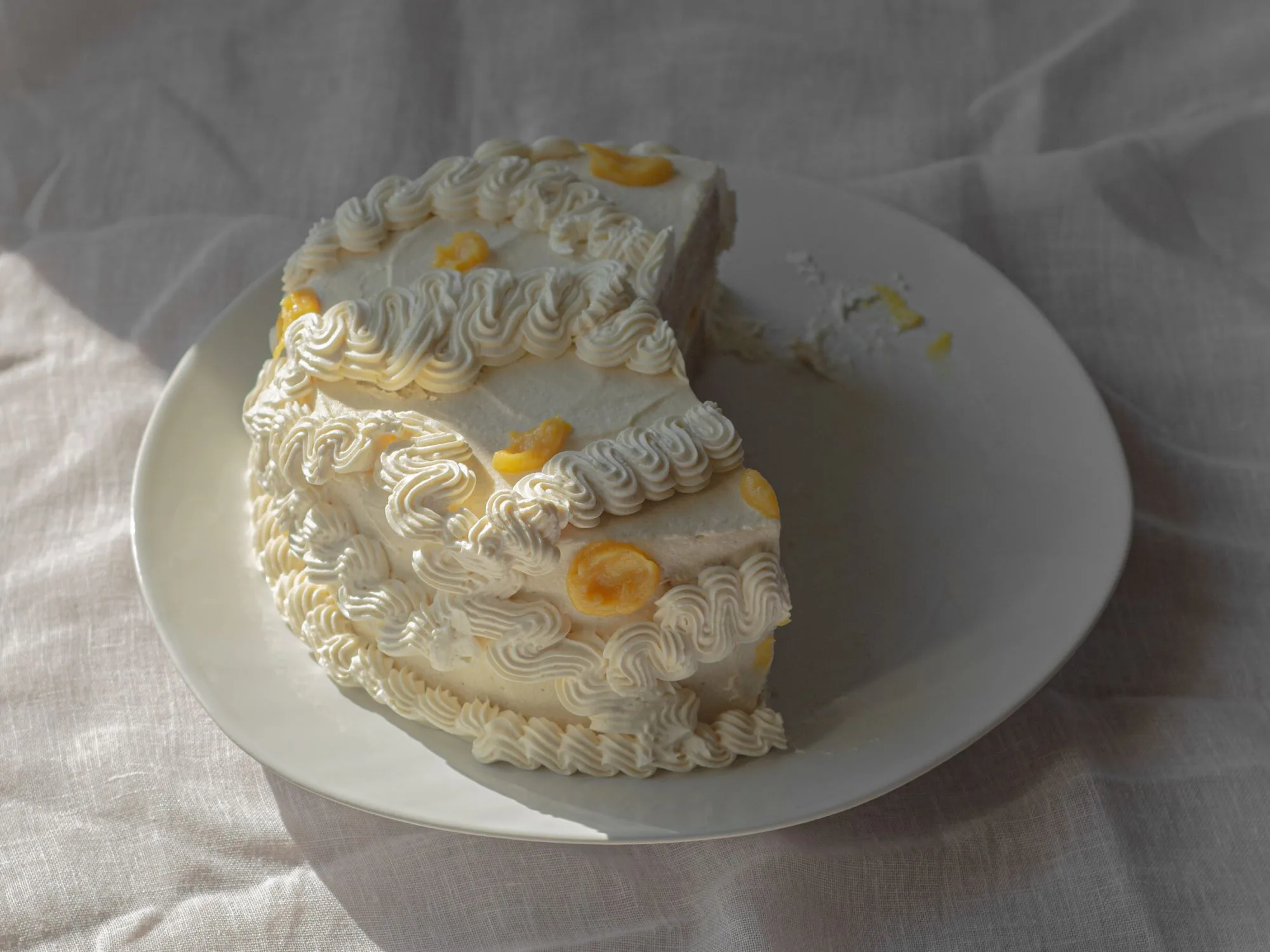 Toasted Coconut Cake with Coconut Frosting and Mango Jelly - Coco's ...